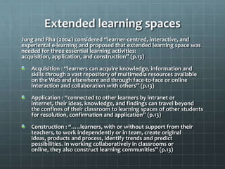 e-education: extended teaching and learning spaces | PPT