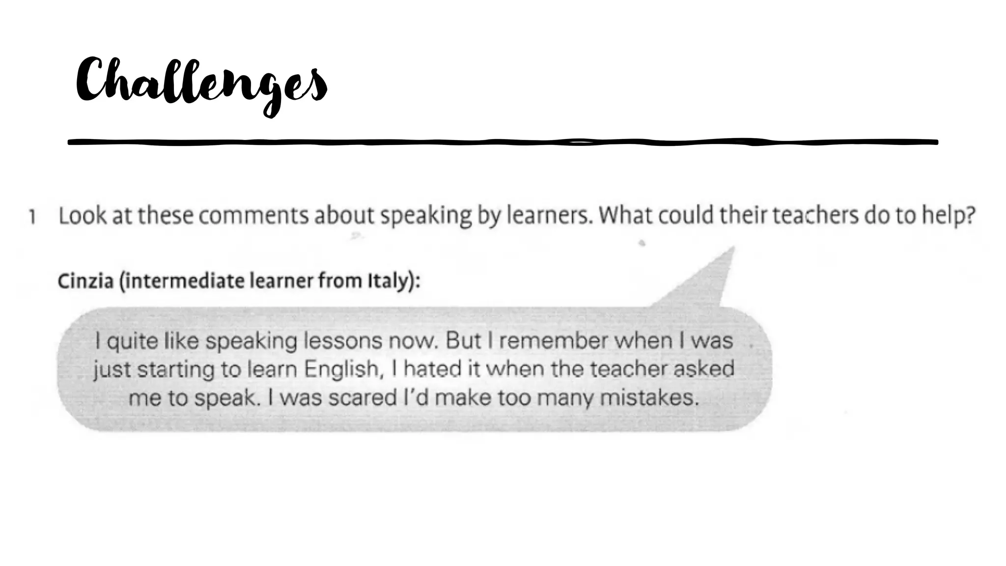 ELT201 Week 9 teaching productive skills (speaking) | PDF