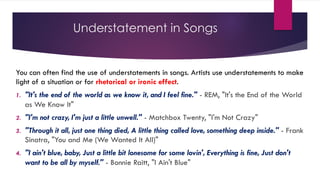 Understatement Examples For Kids