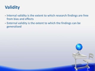 Week 9 validity and reliability | PPTX