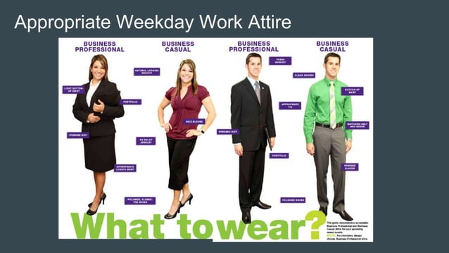 Weekday Work Attire | PPT