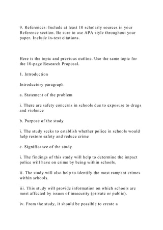 WEEK EIGHTResearch ProposalDevelop an original researc.docx