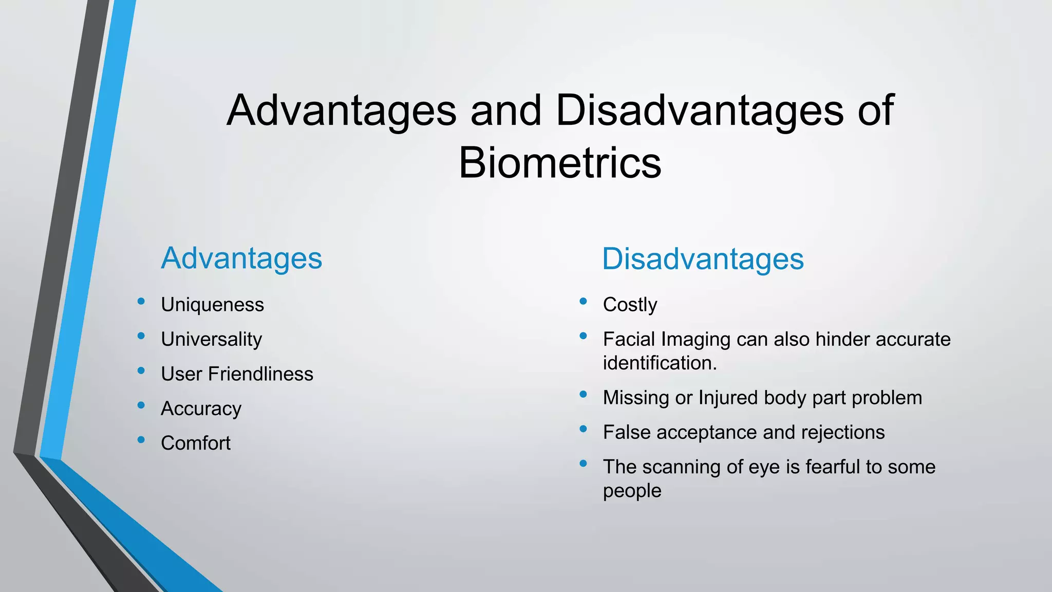 Biometrics Technology, Types & Applications | PPTX