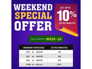 Weekend Calling Plan Offer by Amantel Calling App | PPT | Phone ...