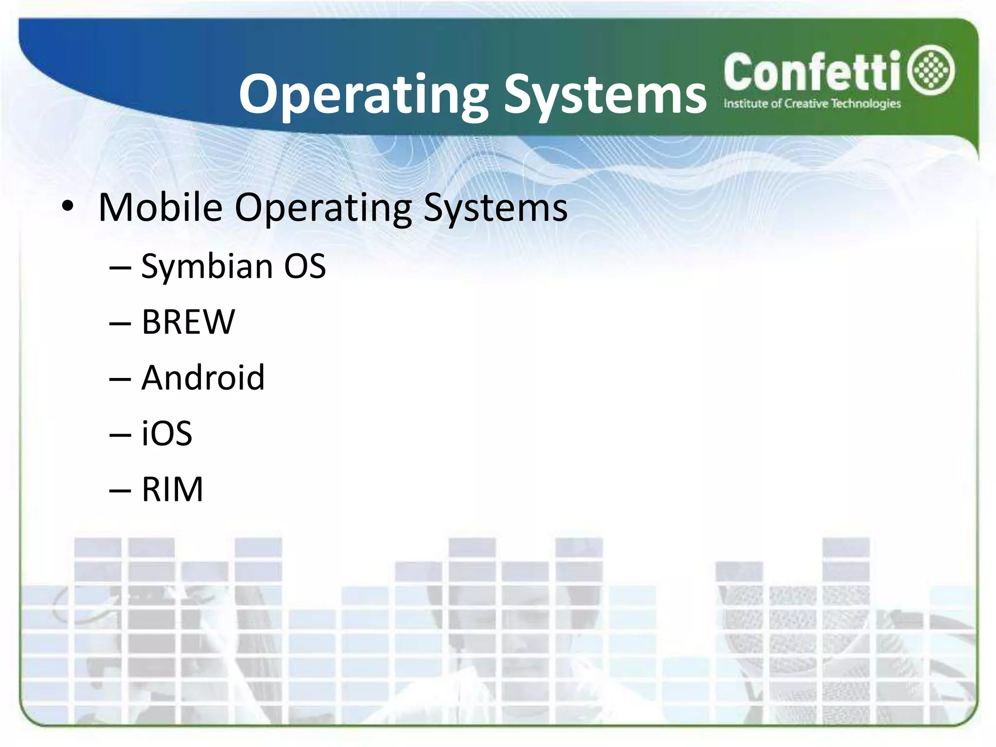 Week Four - Operating Systems | PPTX