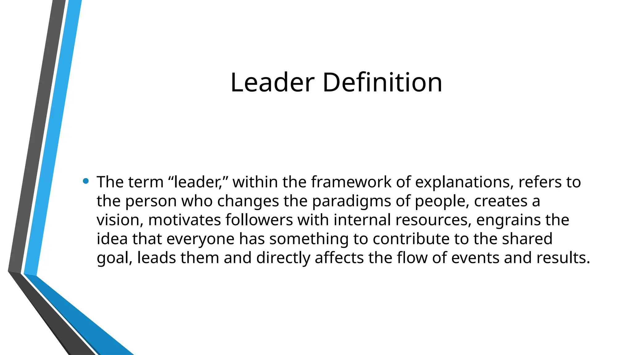 Leader and Leadership................................. | PPTX