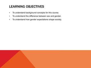 Gender and Difference | PPTX