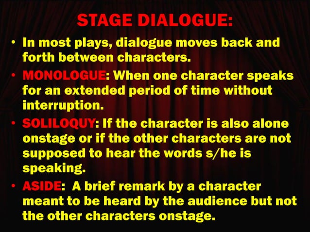 Week IV: The Elements of Theatre | PDF