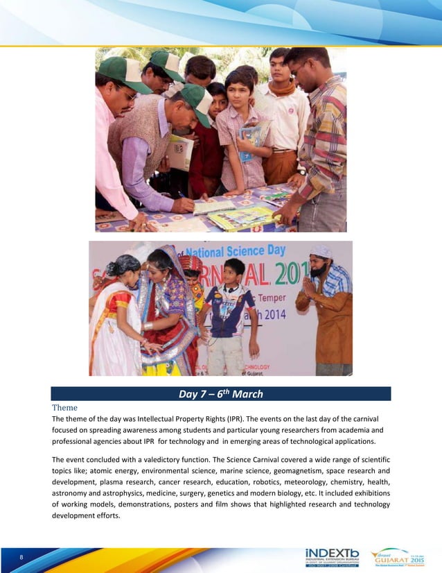 Vibrant Gujarat - Weeklong Celebration of National Science Day | PDF