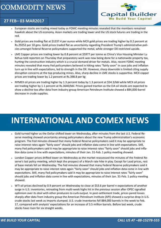 Weekly commodity-research-reports | PDF