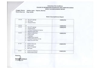 Weekly Progress Report | PDF