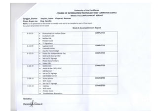 Weekly Progress Report | PDF