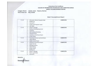 Weekly Progress Report | PDF