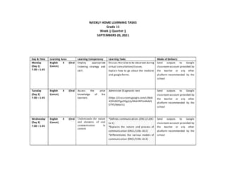 Weekly home-learning-tasks-shs-montes | DOCX