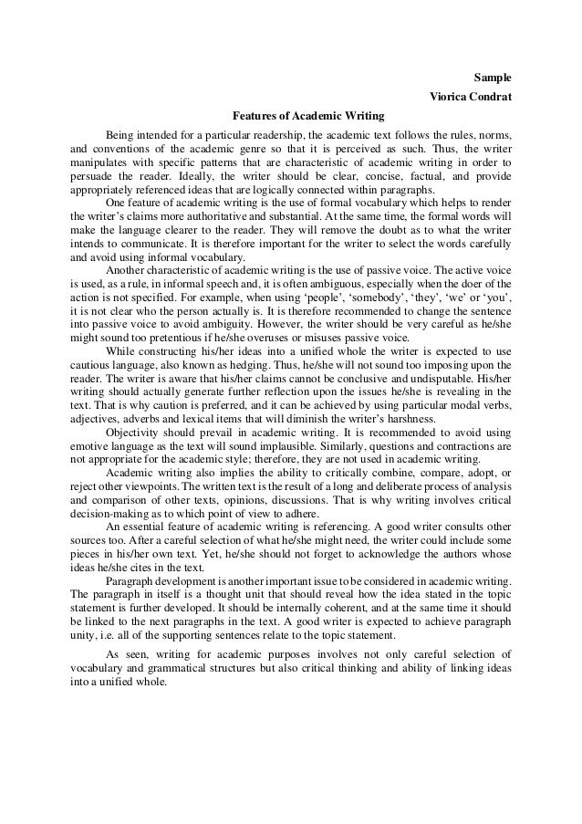 Features Of Academic Writing features-of-academic-writing