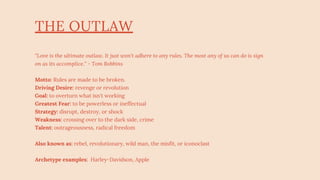 Weekly Assignment 2: Brand Archetypes | PPT