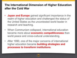 History and conceptual frameworks for internationalization of higher ...