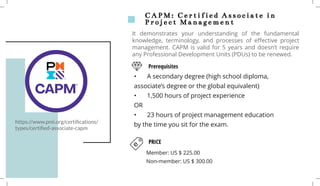 Project Management Certification | PPT