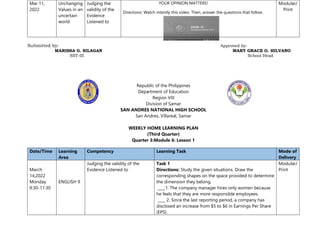 Weekly Home learning Plan( 2nd QuarterEnglish).docx
