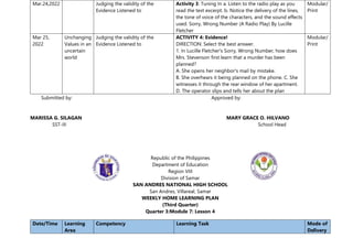 Weekly Home learning Plan( 2nd QuarterEnglish).docx
