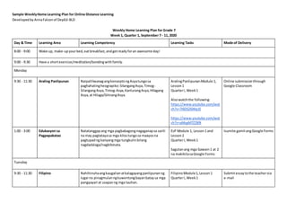 Weekly Home Learning Plan for SHS.docx