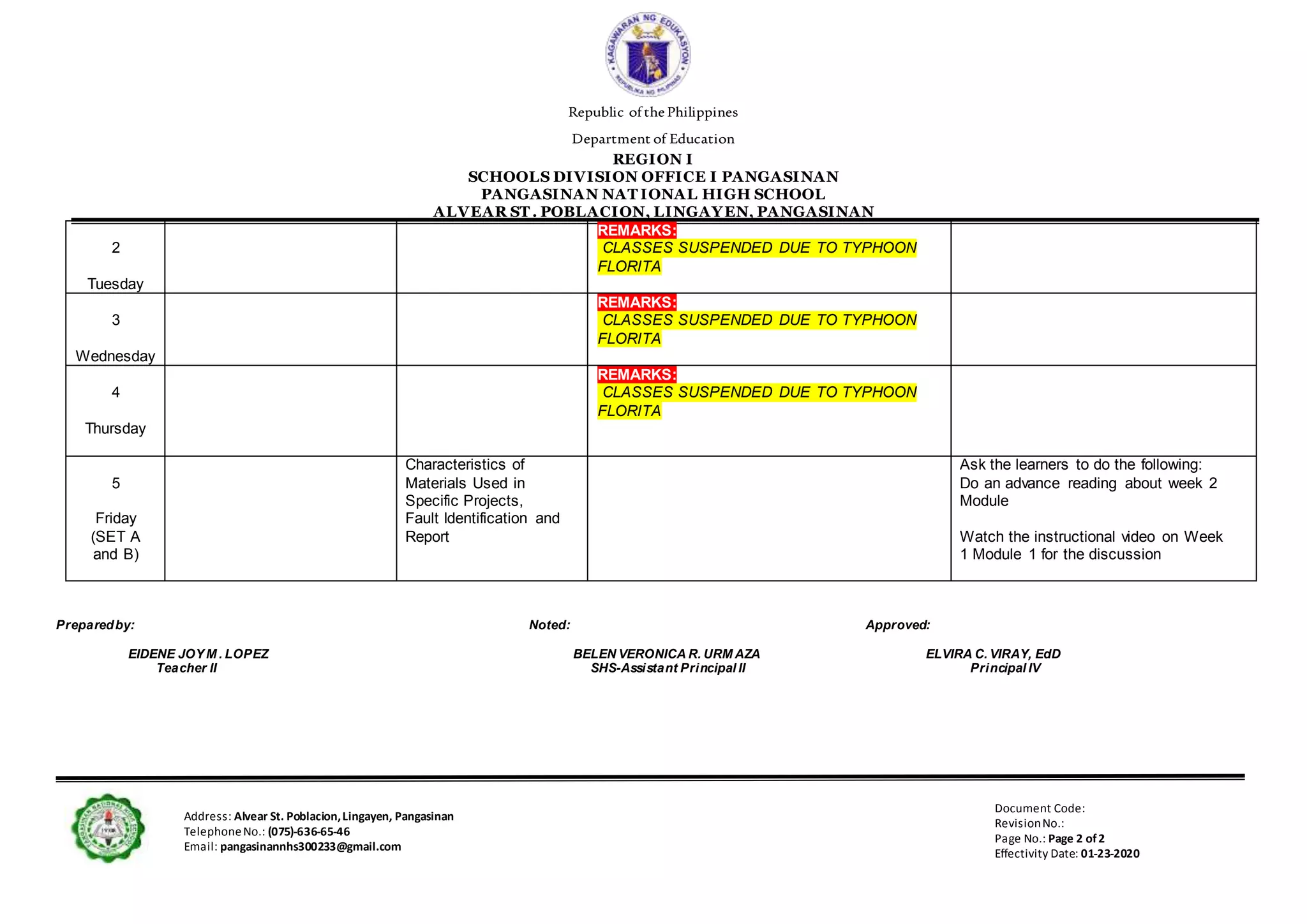 Weekly Learning Plan - Week 1- CSS.docx