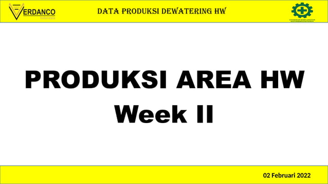 Weekly Meeting Dewatering 02 Februari 2022.pptx