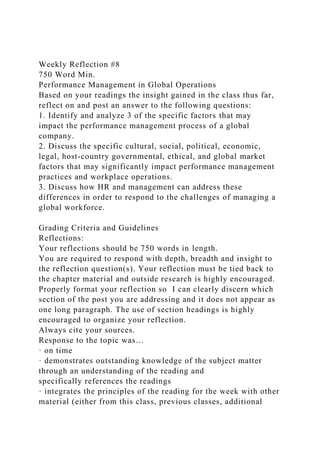 Weekly Reflection #8750 Word Min. Performance Management in Gl.docx