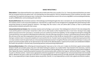 Weekly reflections 2 and 3 | PPT