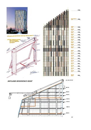 Skyland istanbul high tower weekly unitised panel facade assembly ...