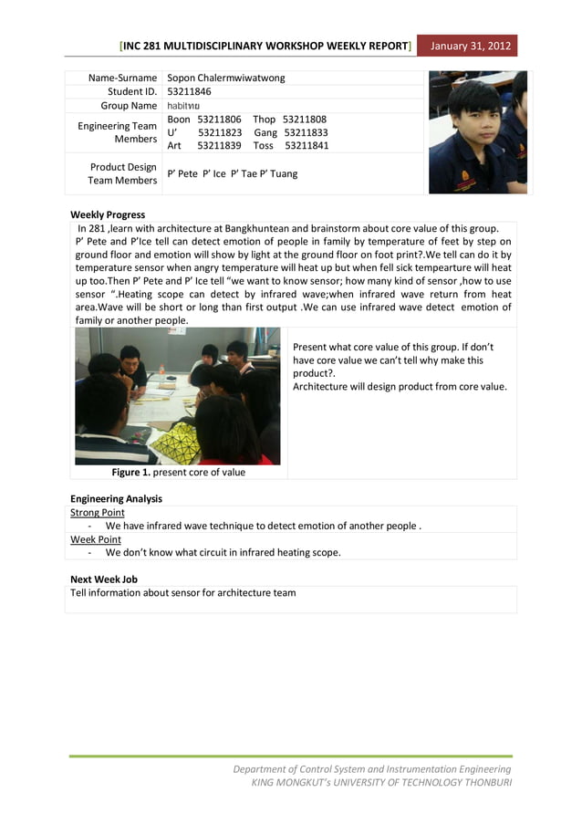 Weekly report 2 | PDF