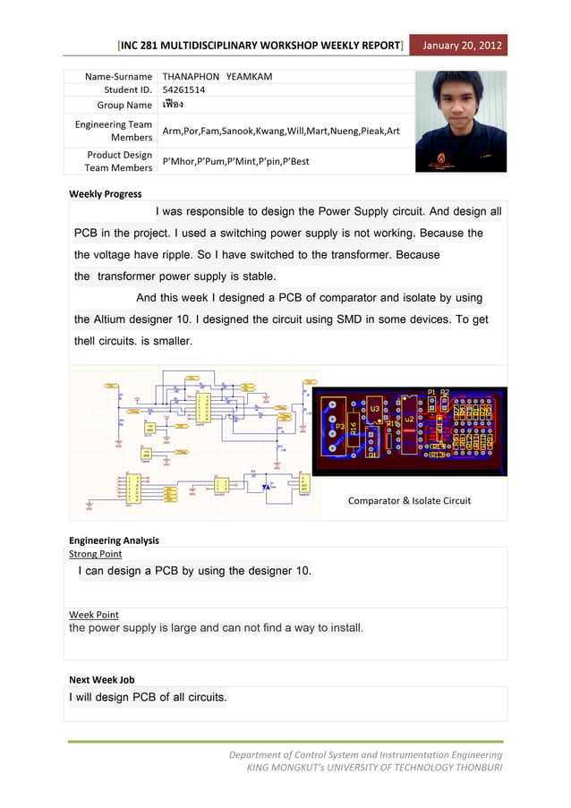 Weekly report 2 | PDF | Technology & Computing