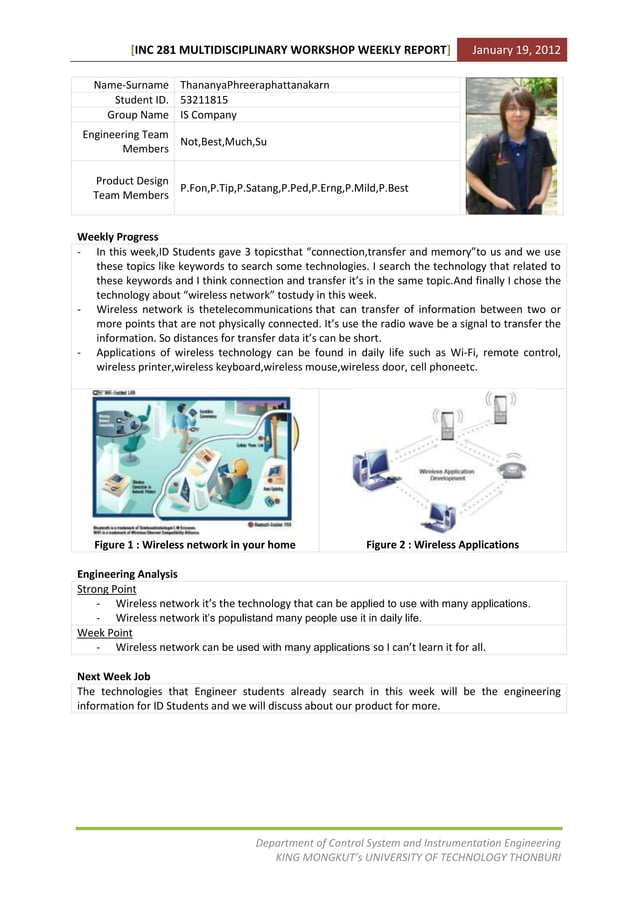 Weekly report 2 | PDF