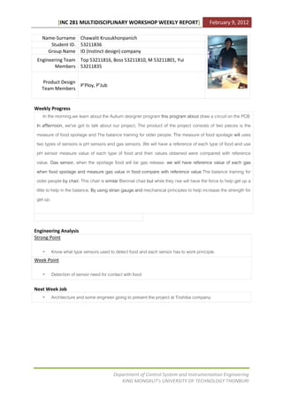 Weekly report template 4 | PDF