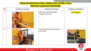 draft presentasi meeting mingguan bersama client | PPTX