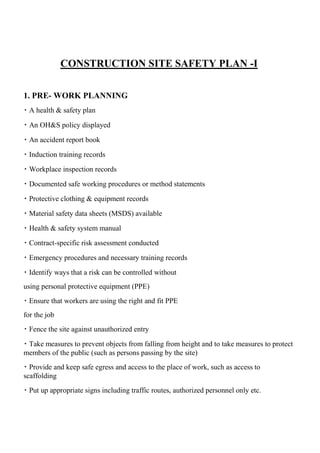 Weekly safety report abhishek vij | PDF