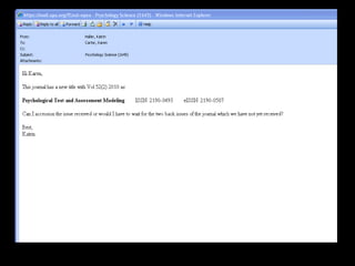 Weekly serial corrections process | PPT