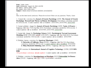 Weekly serial corrections process | PPT