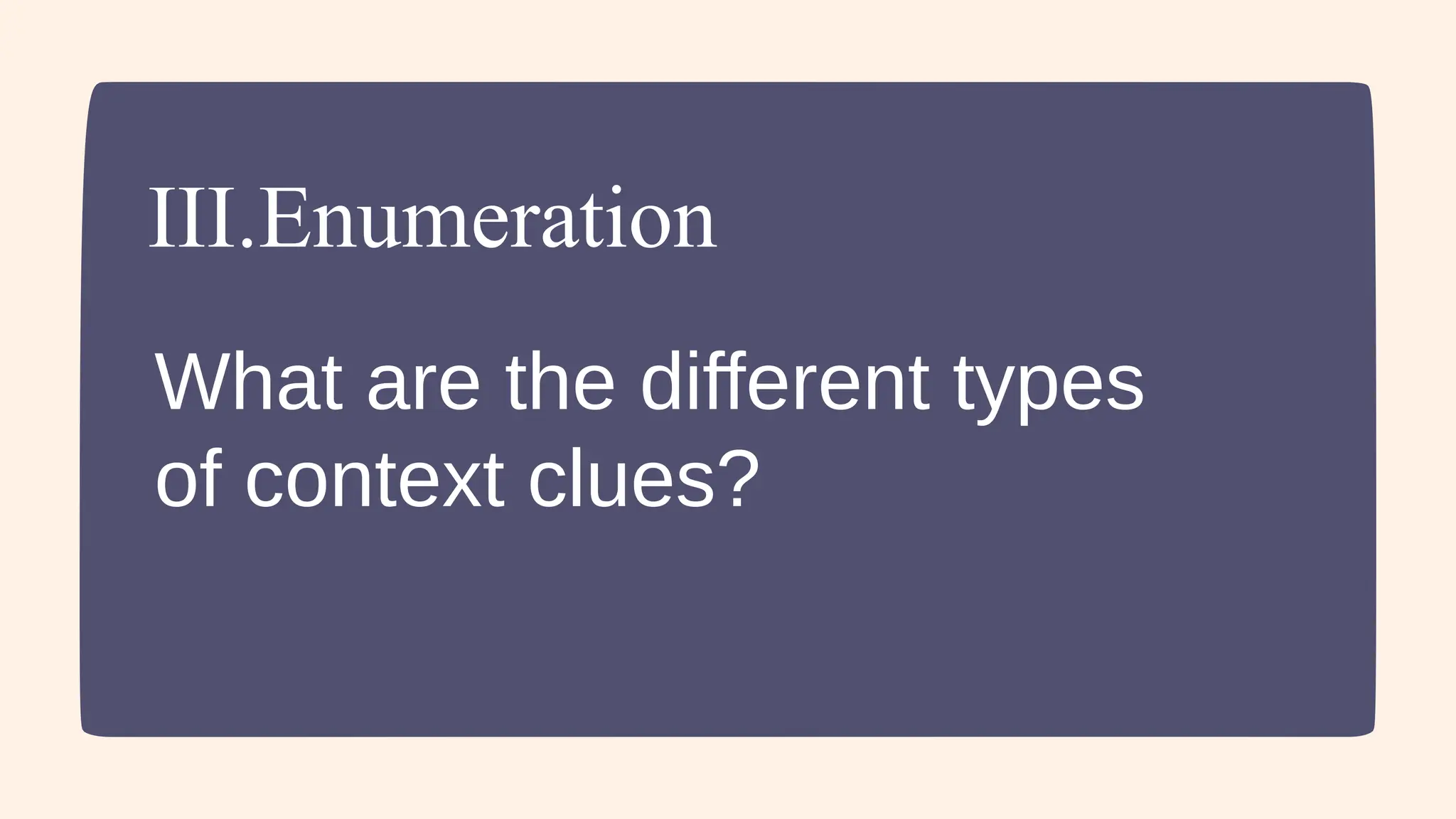 WEEKLY TEST (CONTEXT CLUES).pptx Week one | PPTX | Science