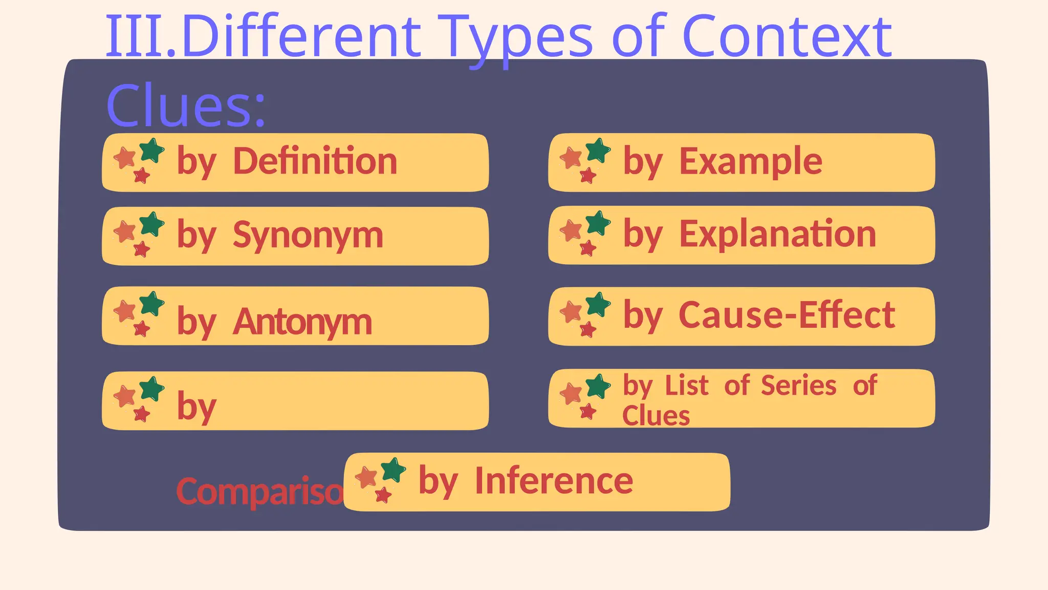 WEEKLY TEST (CONTEXT CLUES).pptx Week one | PPTX | Science