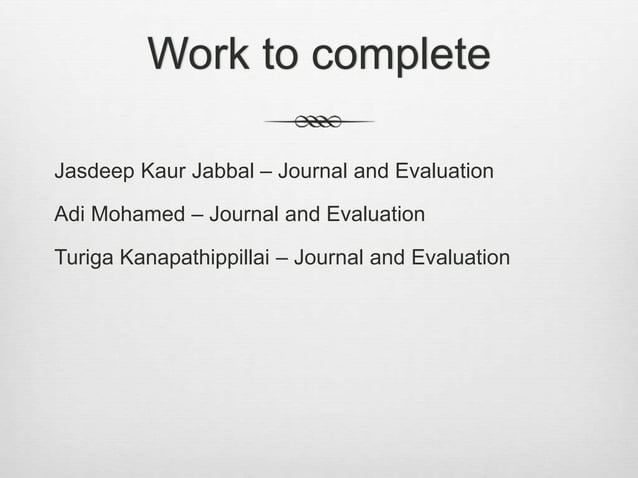 Weekly update 13 | PPT