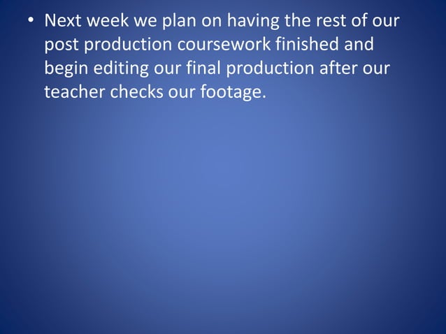 Weekly Update 4 | PPT