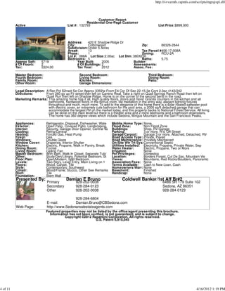Weekly Verde Valley Real Estate Transaction Report | PDF