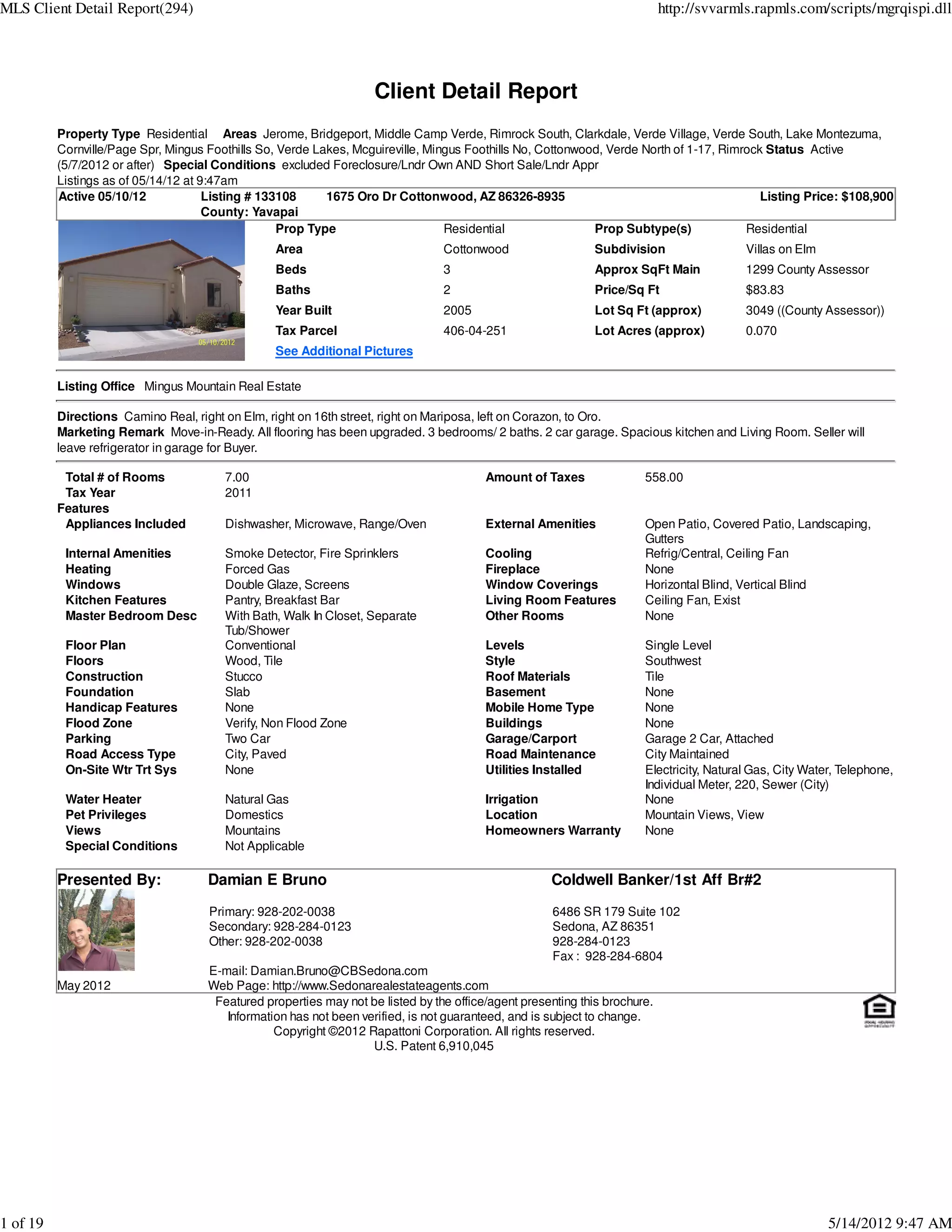 Weekly Verde Valley Real Estate Transaction Report | PDF