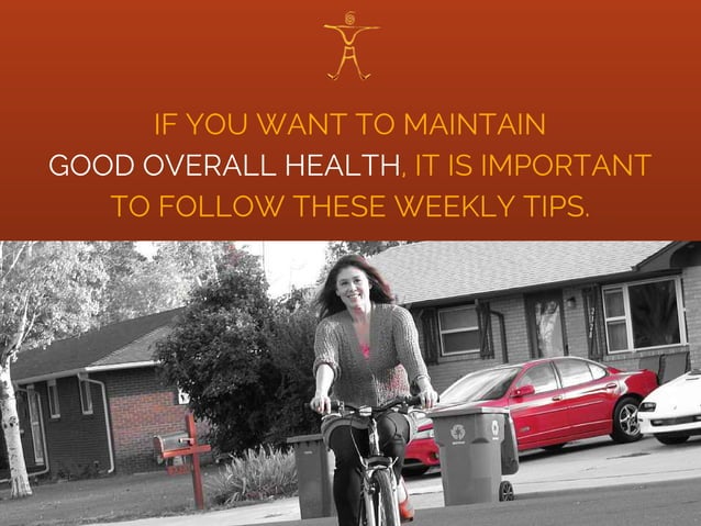 Weekly Wellness Tips/Weekly Health Tips | PPT