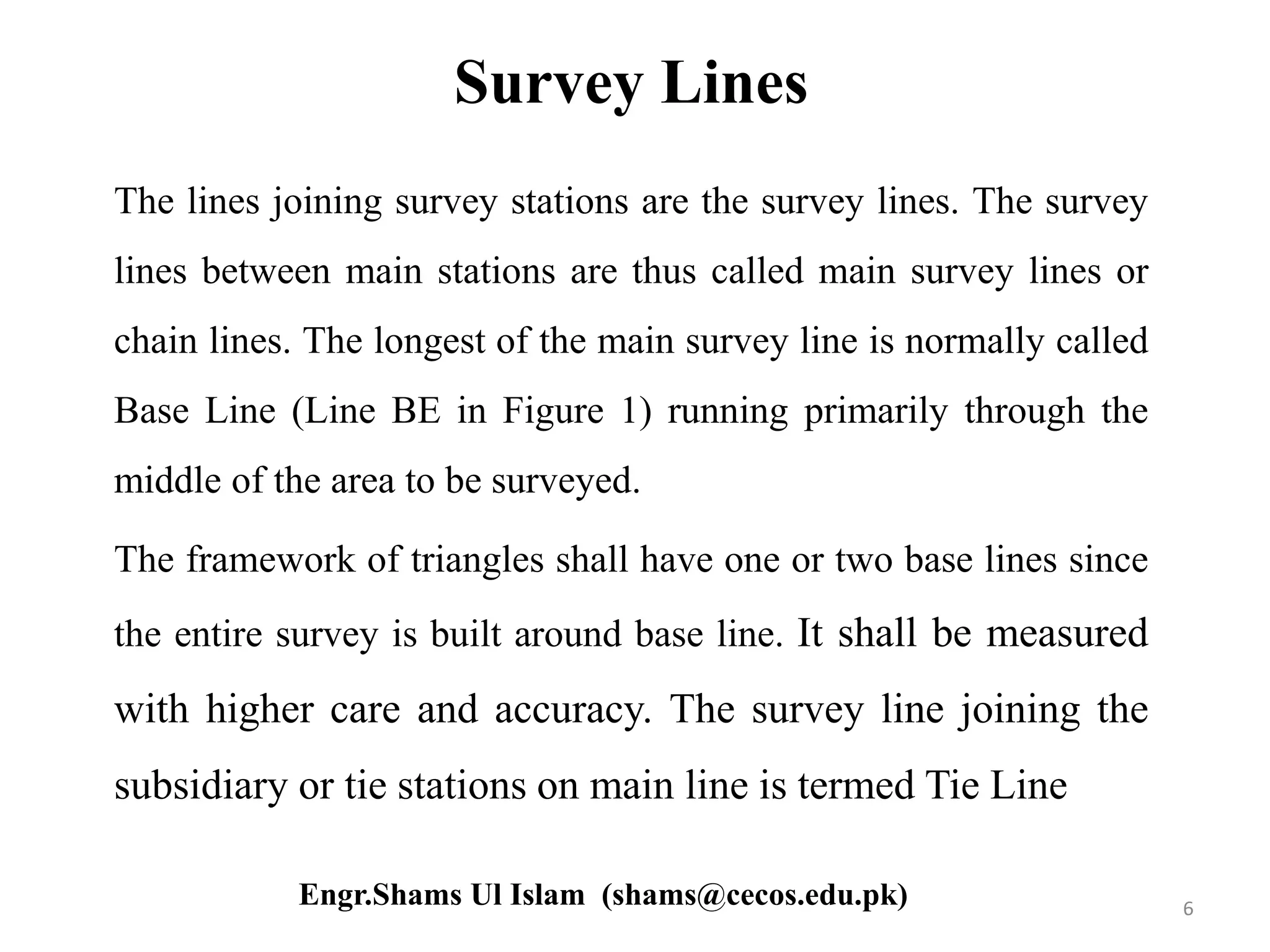 chain surveying | PDF