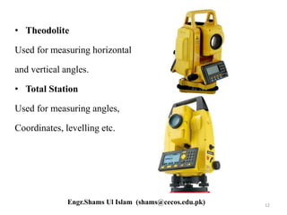 Surveying Equipment Names