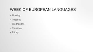 week of European languages.pptx