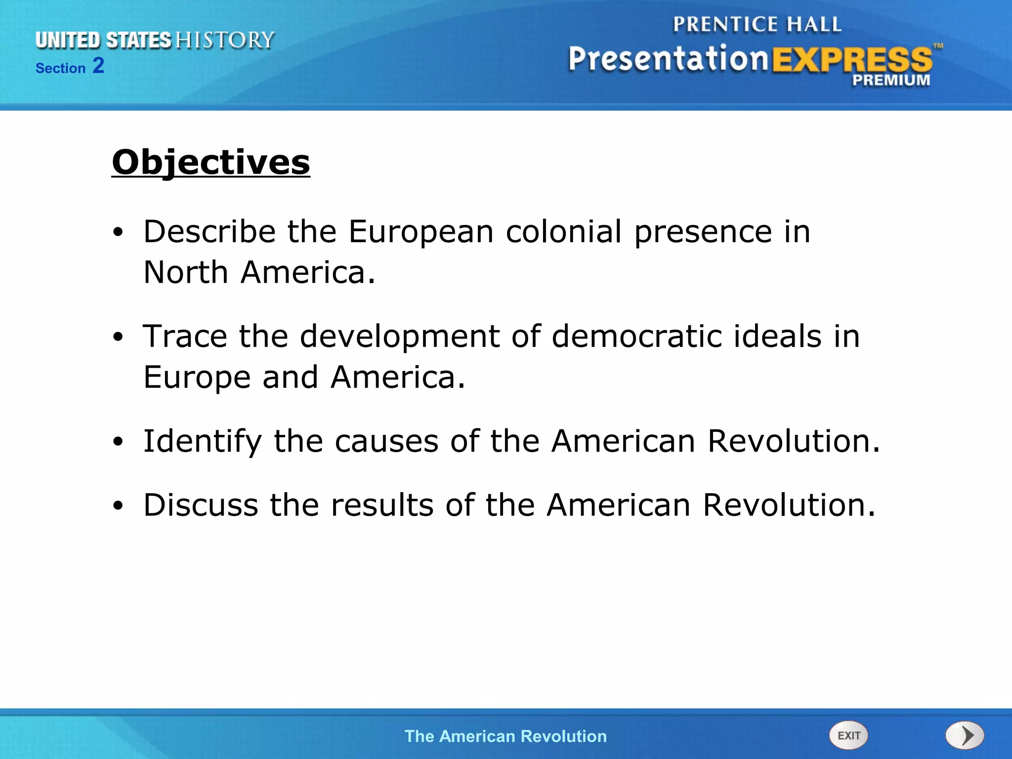 US History Week 1: Colonization to American Revolution | PPT