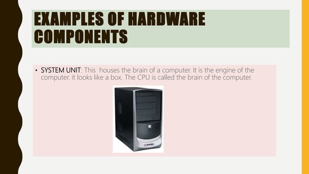 DESCRIPTION OF THE COMPUTER | PPT
